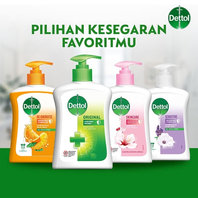 Jual Dettol Hand Wash Anti Bakteri 245mL Botol - Sabun Cuci Tangan ...