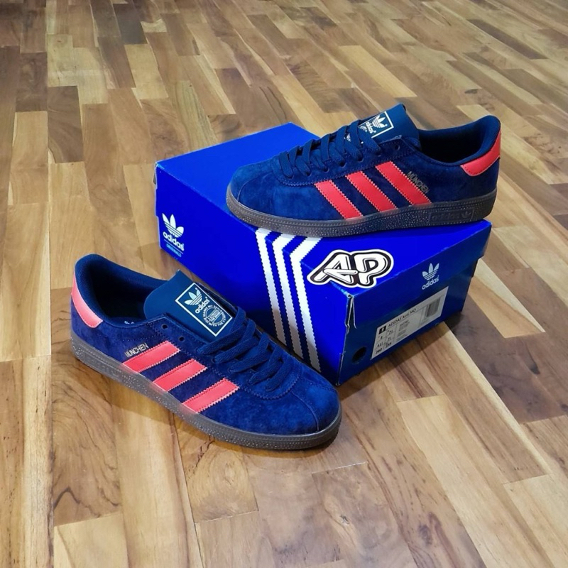 Jual adidas dublin munchen og collegiate royal solar red | Shopee Indonesia