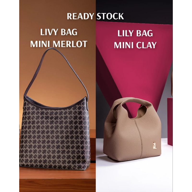 Jual LIVY SHOULDER LILY BAG NEBH CLAY BAG MINI BY HEYLOCAL | Shopee ...