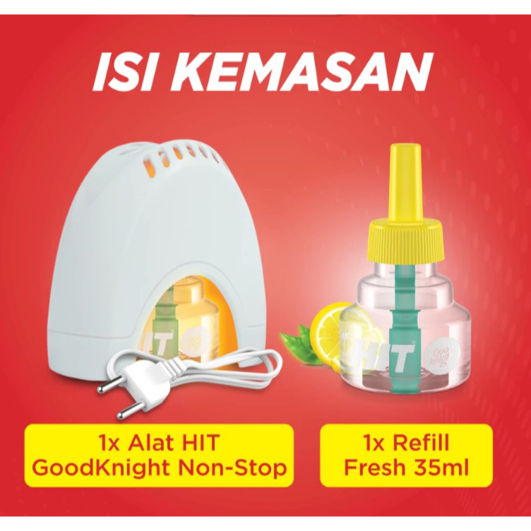 Jual HIT Xpress Good Knight Elektrik Anti Nyamuk Set ((ALAT + REFILL)) HIT Non Stop Good Knight ...