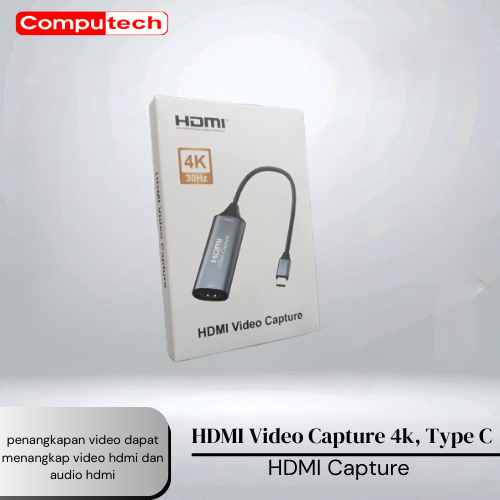 Jual Kabel USB Type C To HDMI Video Capture 4K 30Hz - Type-C To HDMI ...