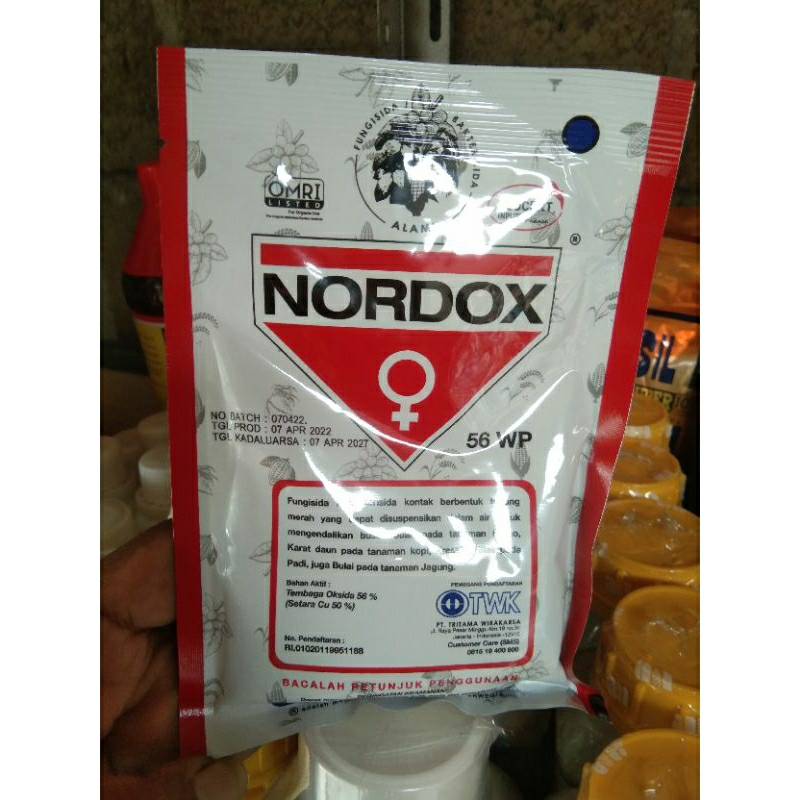 Jual NORDOX 56WP 100gram FUNGISIDA, original | Shopee Indonesia