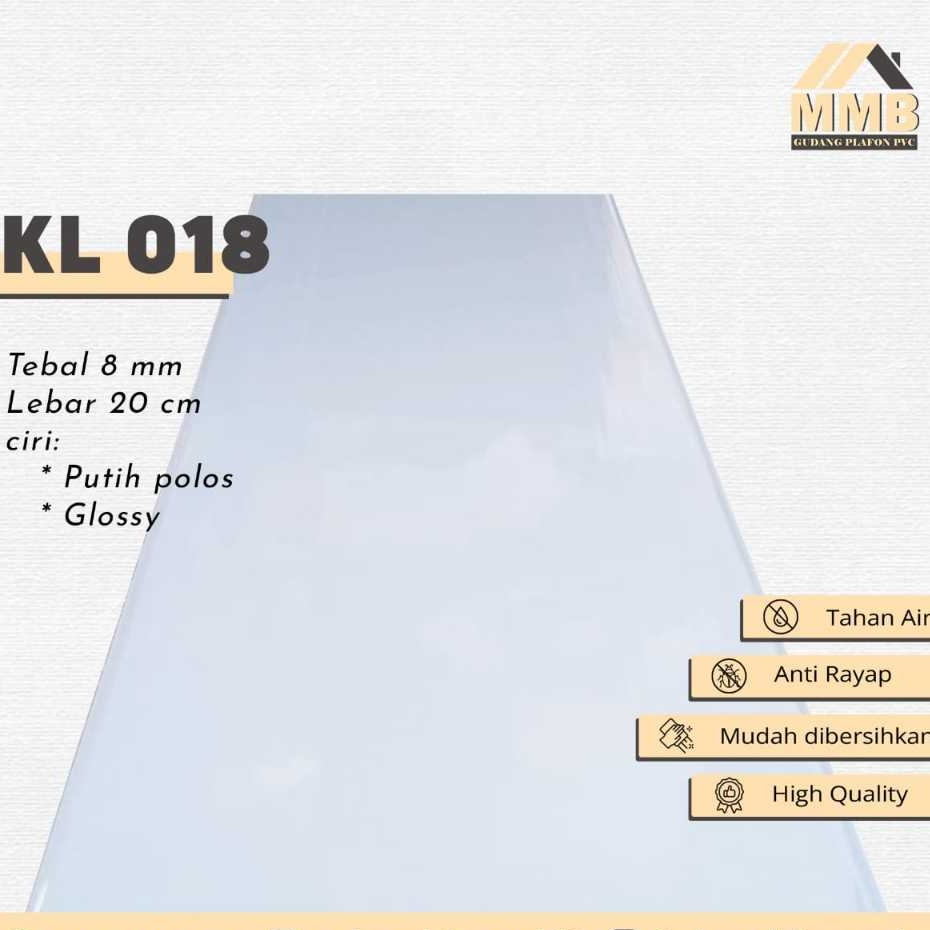 Jual Plafon pvc Putih Polos Glossy | Shopee Indonesia