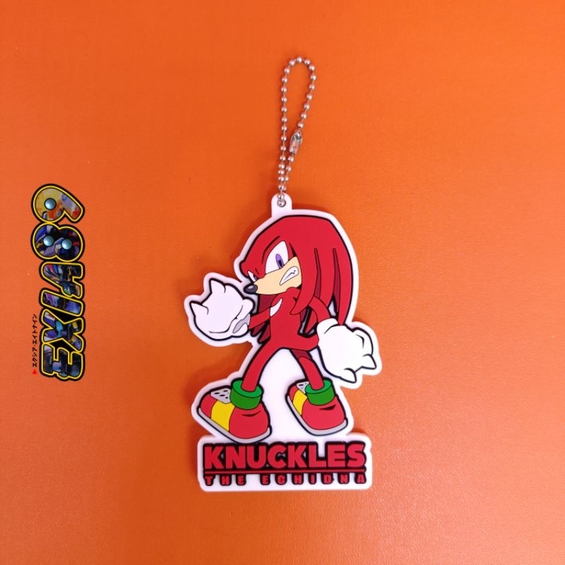 Jual Sonic The Hedgehog Rubber Mascot - Knuckles | Shopee Indonesia
