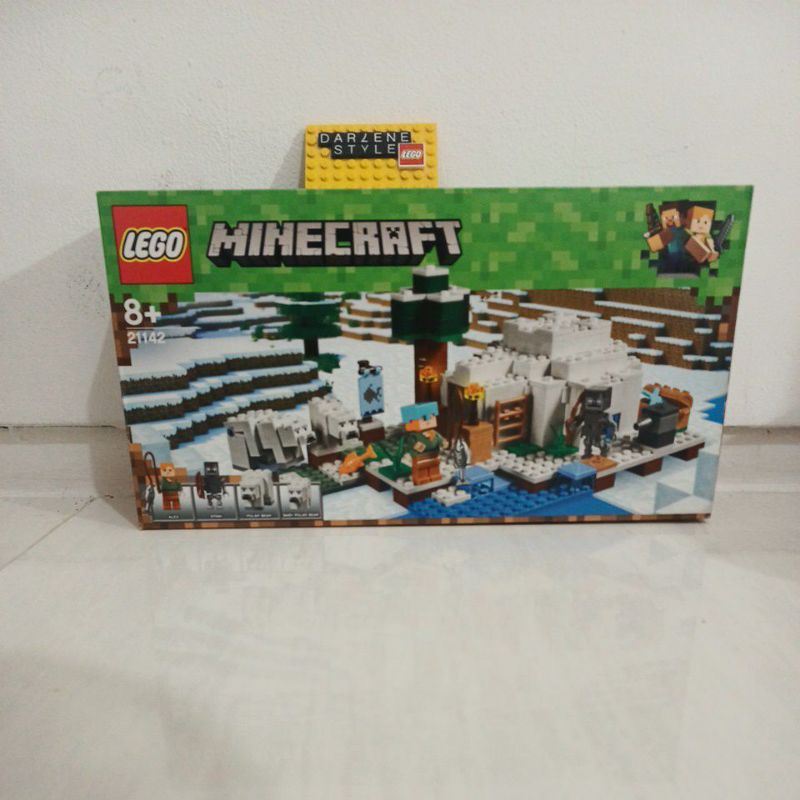 Jual Lego Minecraft 21142 Polar Iglo | Shopee Indonesia