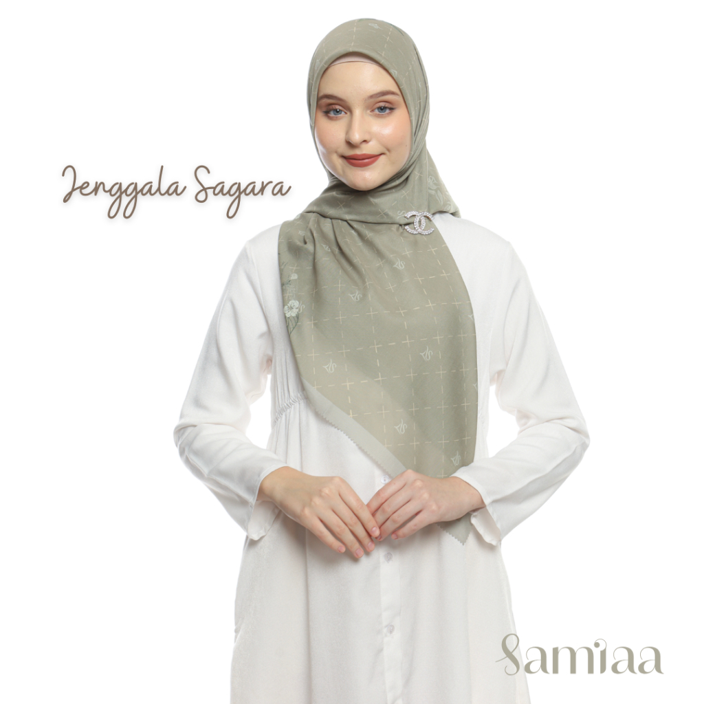 Jual Jenggala Sagara - Hijab Segi Empat Premium | Shopee Indonesia