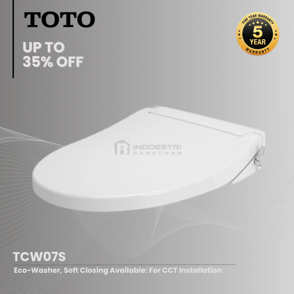 Jual Tutup Closet TOTO Eco Washer TCW07S (ORIGINAL) | Shopee Indonesia
