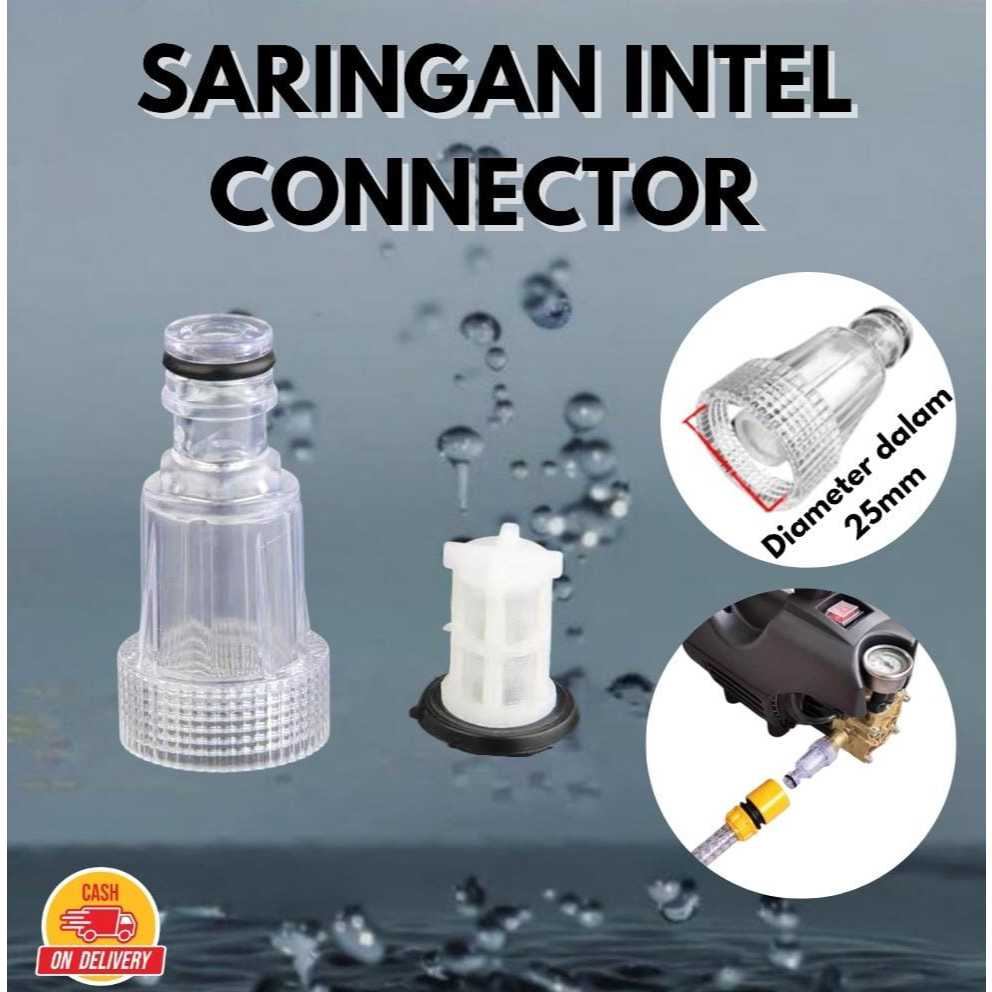 Jual Inlet filter connector / Saringan air input selang jet cleaner 5/8 ...