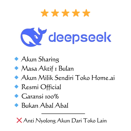 Jual DeepSeek Ai Premium Original Official untuk MacOS dan Windows Resmi dari Developer China ...