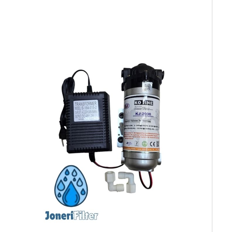 Jual Pompa Booster RO Reverse Osmosis Kojine KJ-2000 48v 3A Deng Yuan ...