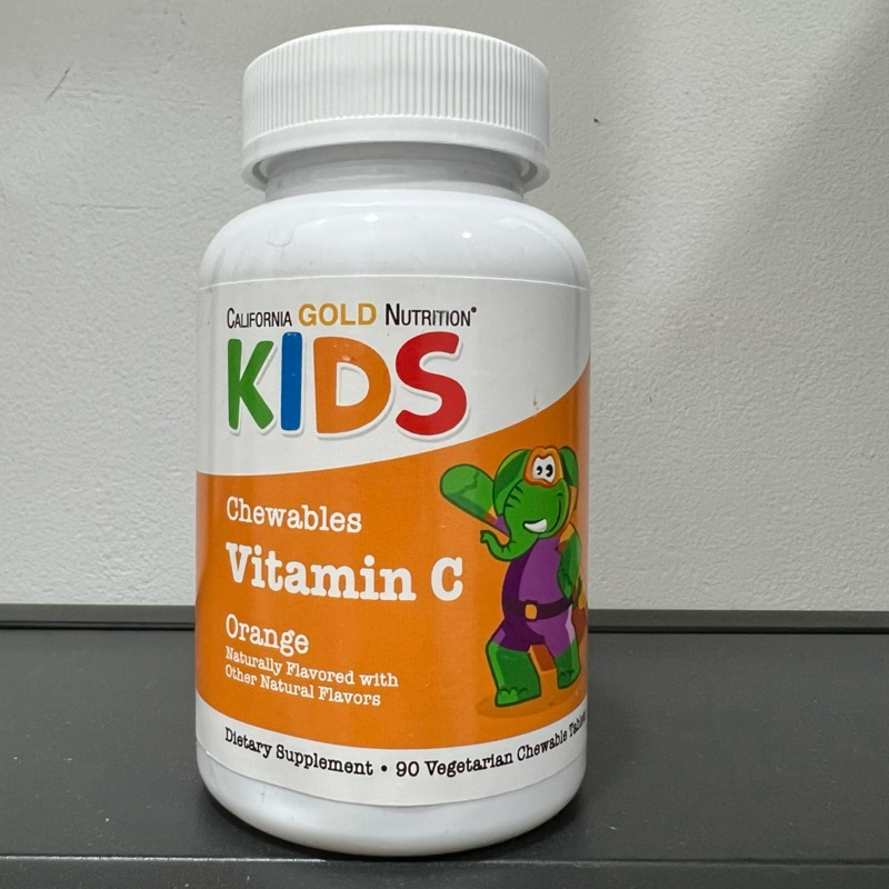 Jual California Gold Nutrition Chewable Vitamin C for Children, Orange ...