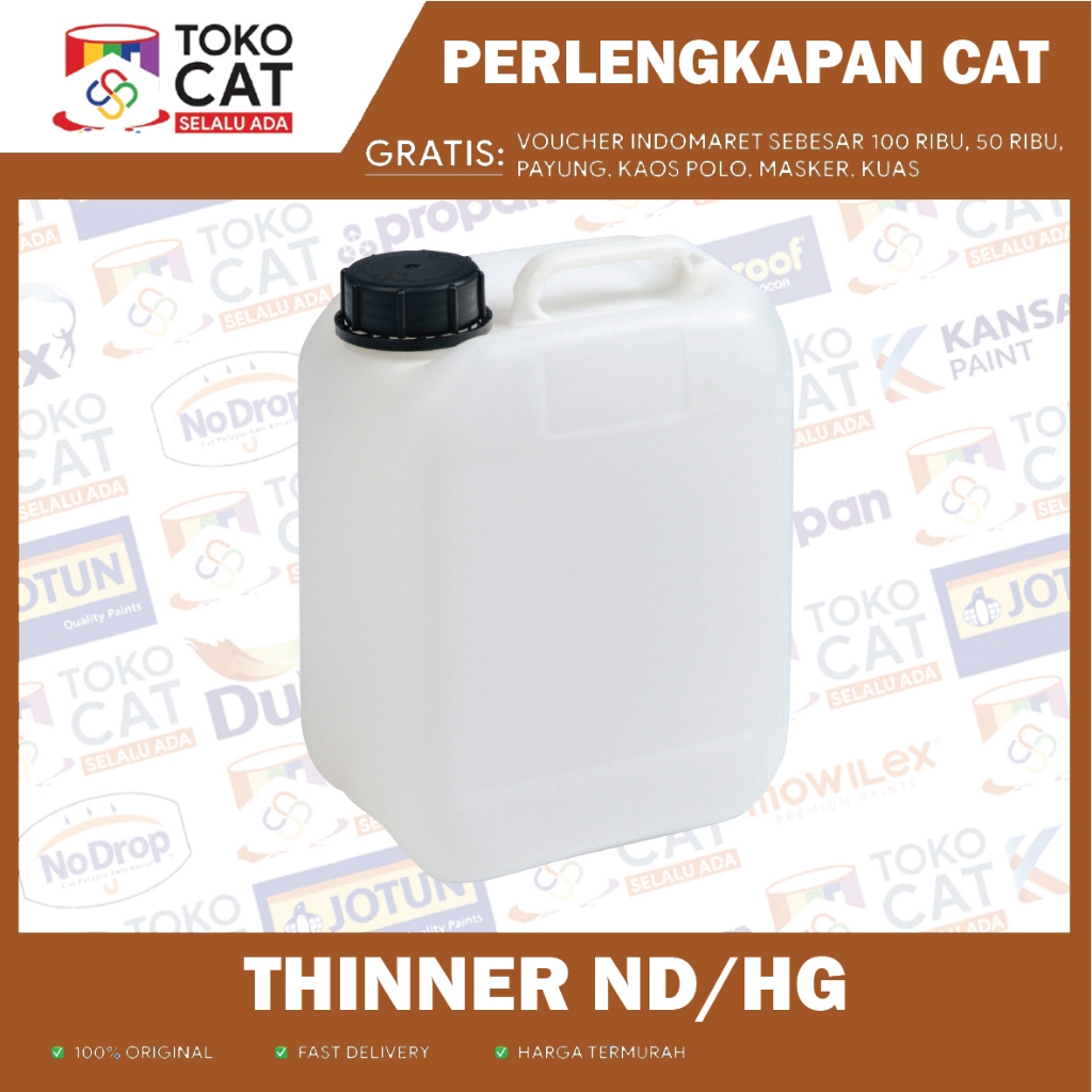 Jual THINNER SERBAGUNA | HG SUPER 20 LITER + DRIGEN | THINNER PENGENCER ...