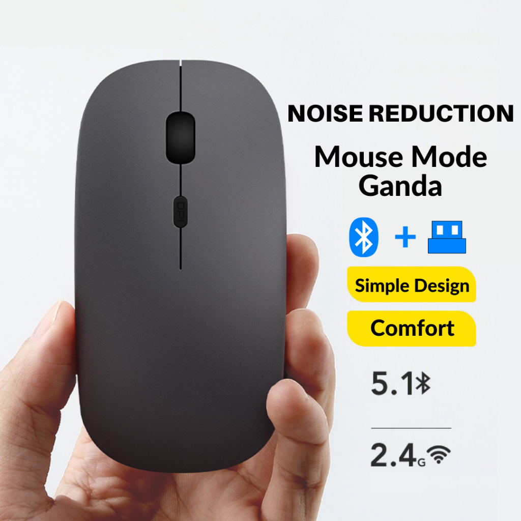 Jual Mouse Macaron Bluetooth Dual Mode Silent Mouse untuk iPad Laptop ...