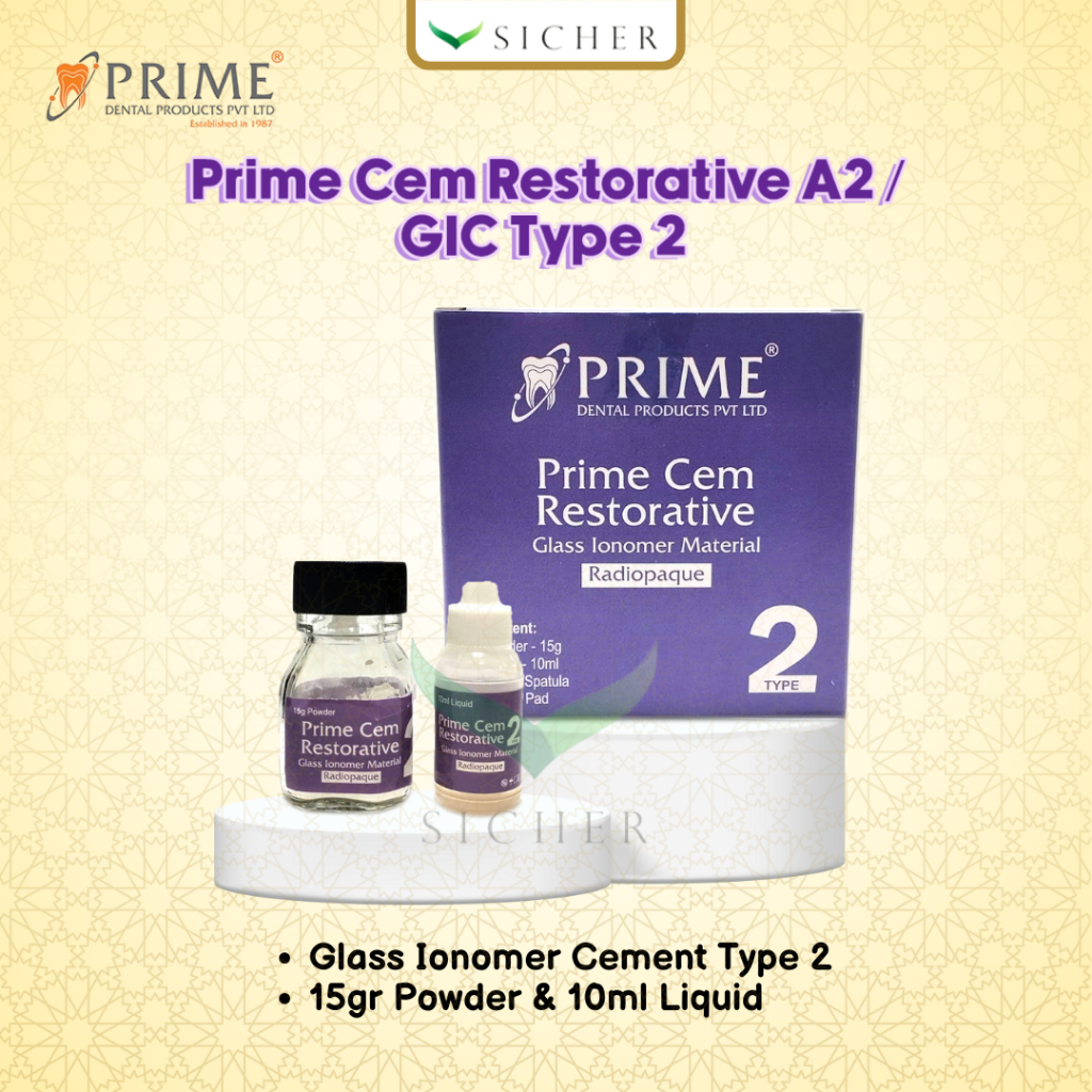 Jual PRIME Cem Restorative/ GIC Type Tipe 2/ Glass Ionomer Cement ...