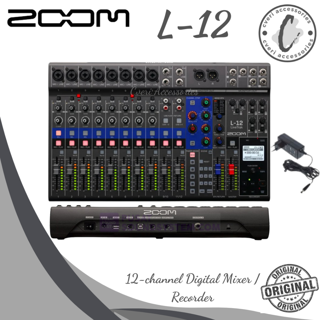 Jual Zoom LiveTrak L12 Mixer 12-channel Digital Mixer / Recorder Zoom L ...
