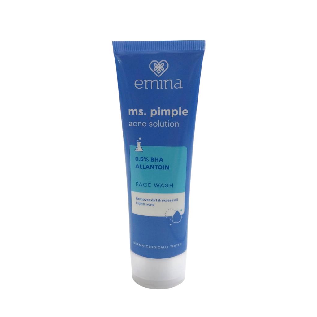 Jual Emina MS Pimple Acne Solution Facial Wash Cuci Muka 50ml | Shopee ...