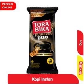 Jual TORABIKA DUO KOPI HITAM+GULA SACHET 10 X 25g | Shopee Indonesia