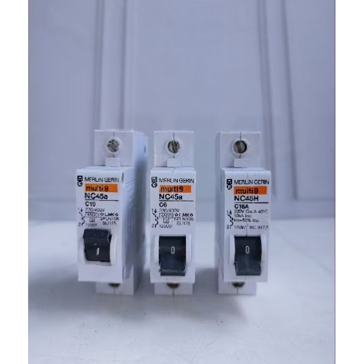 Jual MCB MERLIN GERIN MULTI9 1PHASE C6/C10/C16/C20/C25 | Shopee Indonesia