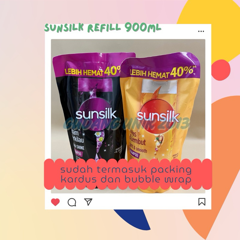 Jual (New) Sunsilk shampo refill 900ml exp 2027 | Shopee Indonesia