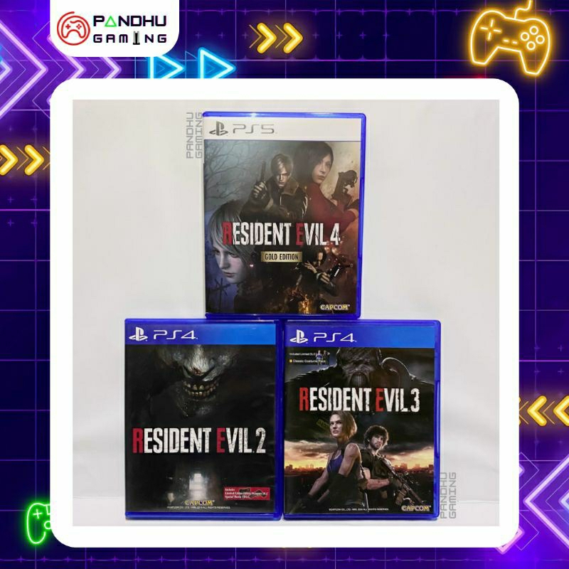 Jual Resident Evil 2 Remake PS4 + RE 3 Remake Pas4 + RE 4 Remake Gold ...