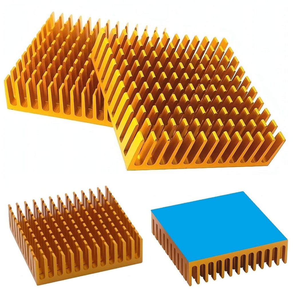 Jual Heatsink Pendingin Aluminum 40x40 mm 4x4 cm for Chip IC Peltier ...