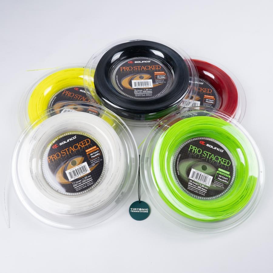 Jual Senar Tenis Solinco Pro Stacked Synthetic Gut Tennis Potongan Reel ...