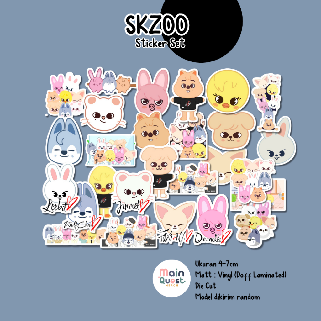 Jual Sticker Skzoo stray kids | Sticker Stray kids | Sticker Aesthetic ...