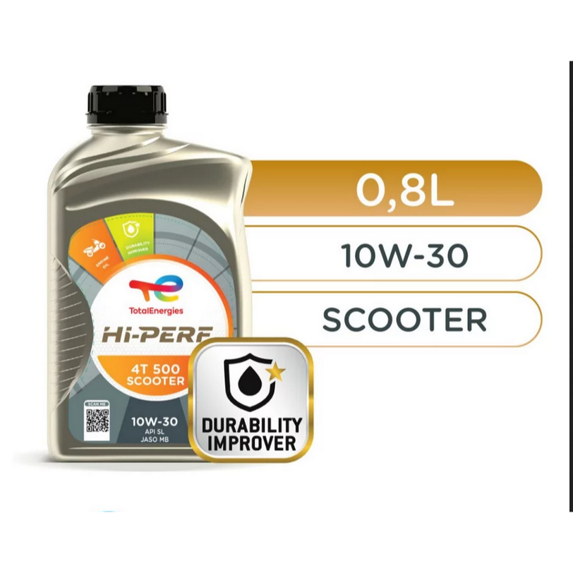 Jual Oli TotalEnergies - Hi-Perf 4T 500 Scooter 10W-30 Oli Motor Matic 0.8L | Shopee Indonesia