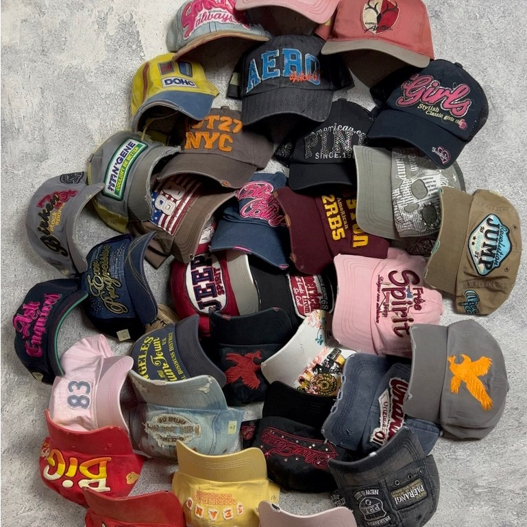 Jual 23. RIPPED HAT VINTAGE ORIGINAL RIPPET Y2K ROPEHAT TOPI RIPET ...