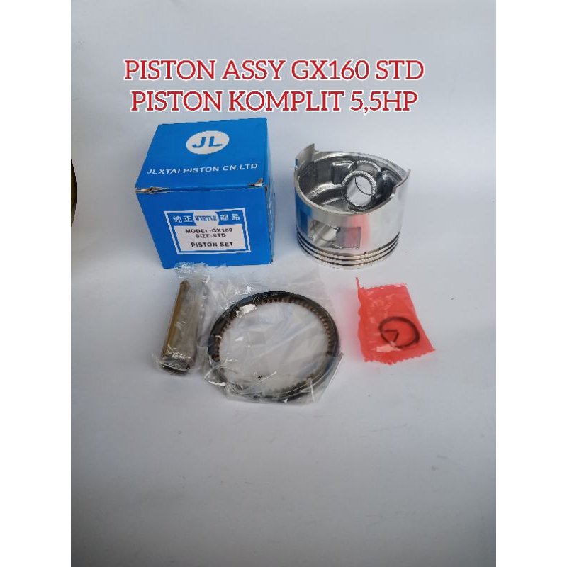 Jual GX160 PISTON KOMPLIT PISTON RING PIN PISTON KLIP PISTON ASSY GX160 MESIN 5,5HP ASLI TORAY ...