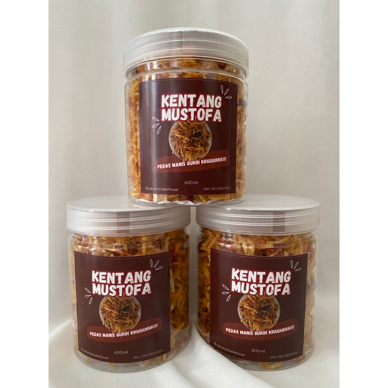 Jual Kentang Mustofa Kering Kentang toples 600ml | Shopee Indonesia