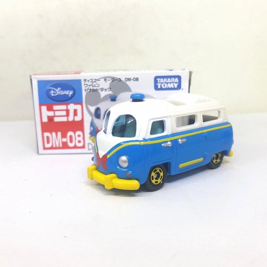 Jual Tomica DM-08 Worm Donald Duck Takara Tomy Disney motors Diecast mobil | Shopee Indonesia