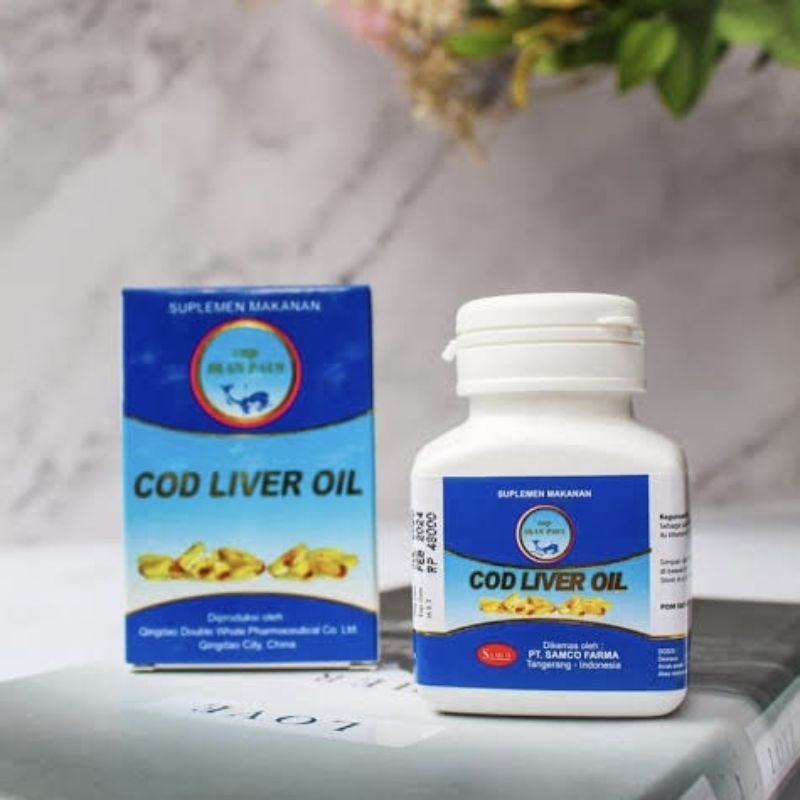 Jual Cap Ikan Paus Cod Liver Oil 100 Kapsul | Shopee Indonesia