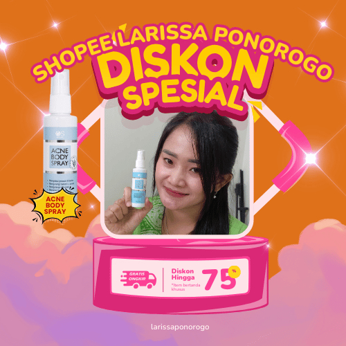 Jual ACNE BODY SPRAY LARISSA | Shopee Indonesia