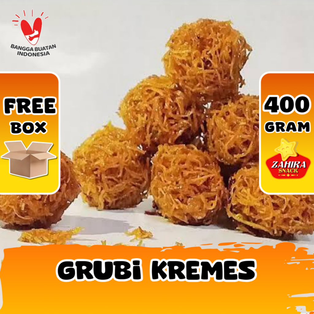 Jual Grubi Kremes Khas Jawa Tengah Jajanan Jadul 400 Gram | Shopee ...