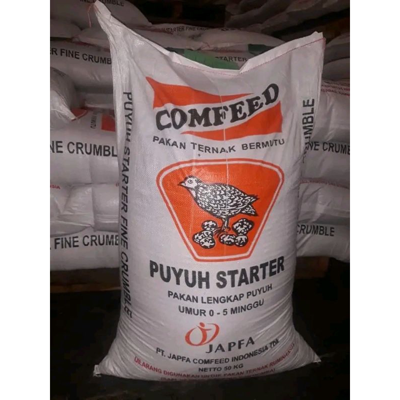 Jual Comfeed puyuh starter petelur umur pakan untuk unggas puyuh ...