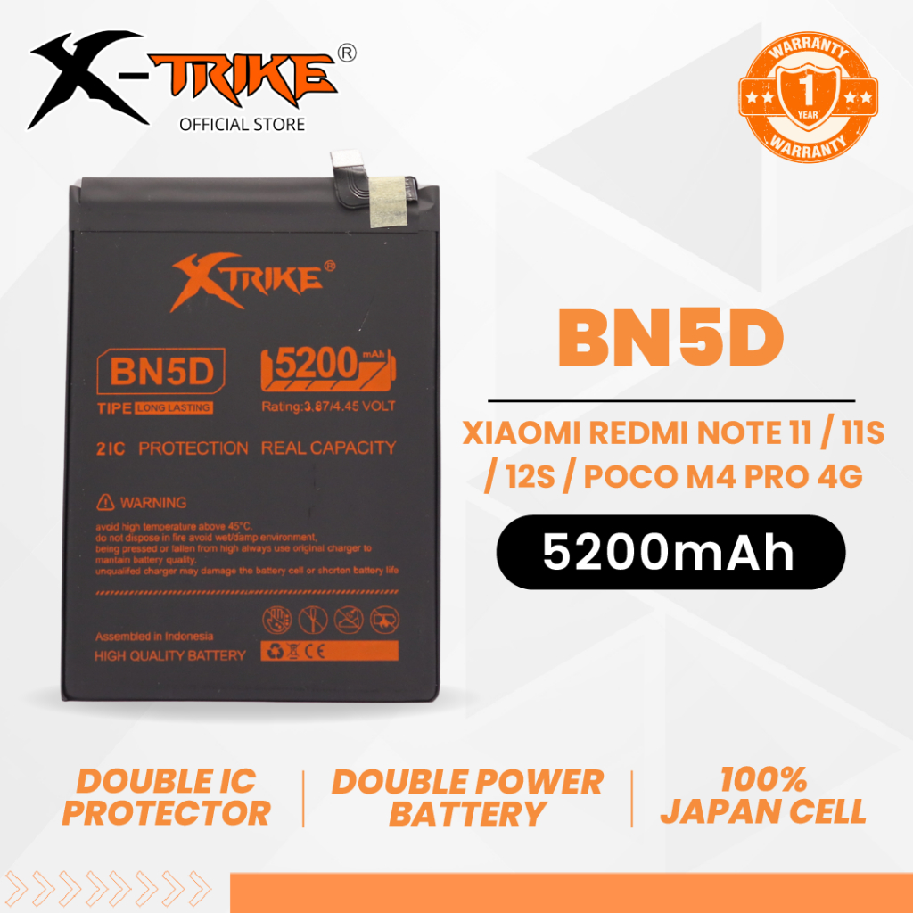 Jual XTRIKE Baterai Xiaomi Redmi Note 11 - 11s - 12s - Poco M4 Pro 4G ...