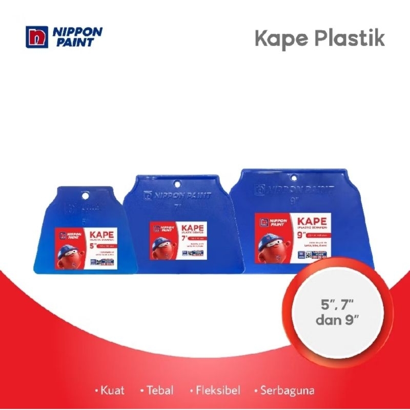 Jual KEPI PLASTIK KAPI KAPE SCRAPER SCRAPPER PLAMIR TEMBOK ADONAN 5" 7 ...