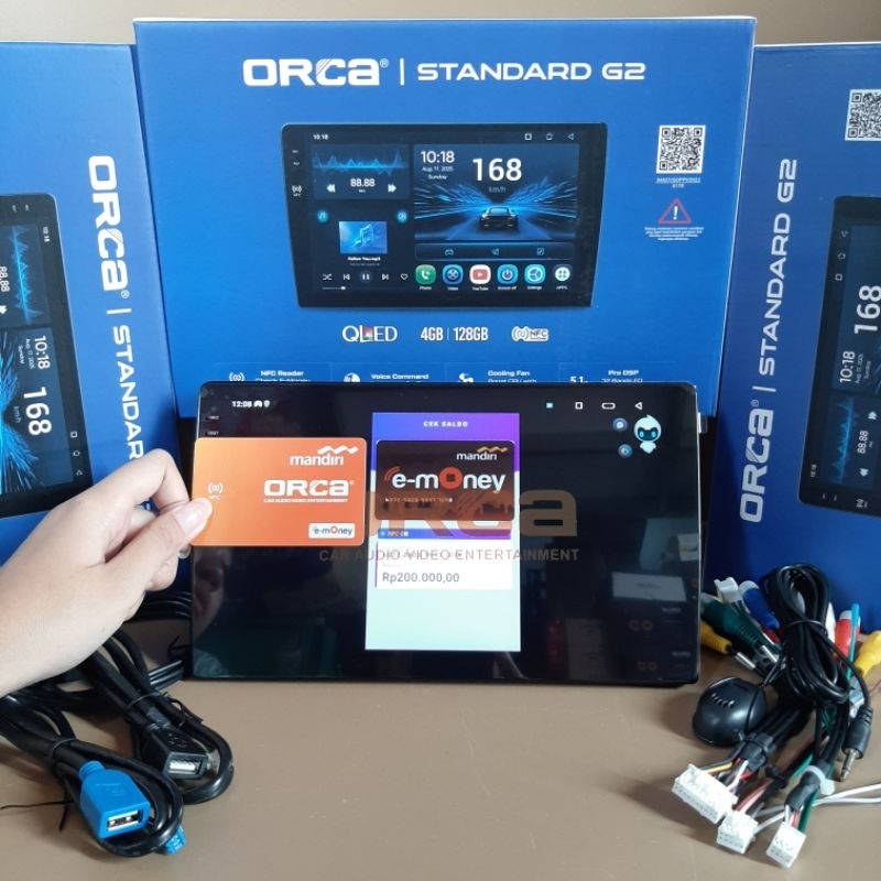 Jual HEAD UNIT ANDROID 10" ORCA NFC - ORCA NEW STANDARD SERIES RAM 4GB ...