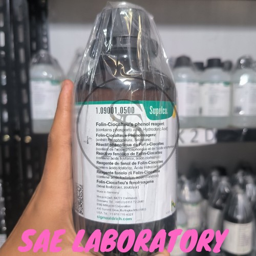 Jual Folin-Ciocalteu's Phenol Reagent MERCK 1.09001.0500 MERCK 109001 ...