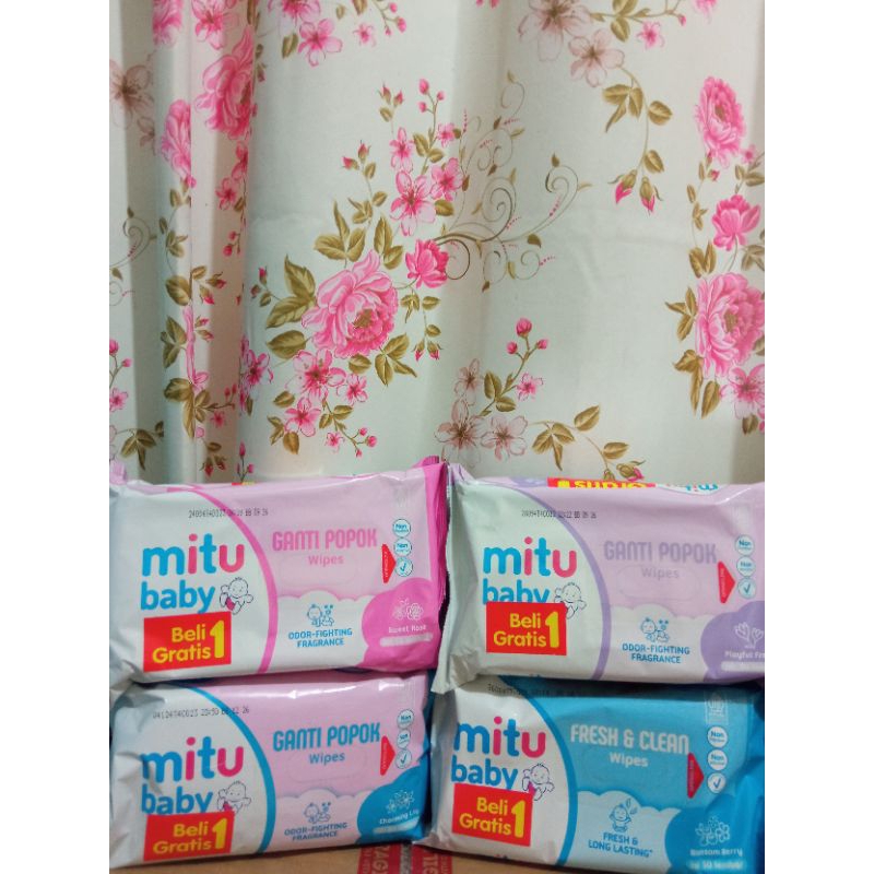Jual Tissue basah Mitu Baby wipes 50+50 sheet | Shopee Indonesia