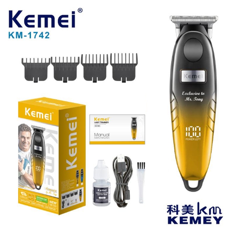 Jual 【COD】Kemei Alat Cukur Rambut Elektrik Hair Clipper Rambut Kemei KM-1742 / KM-1742 6500RPM ...