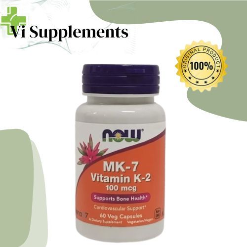 Jual VI SUPPLEMENTS - NOW MK-7 Vitamin K-2 100 Mcg 60 Vegcaps vitamin K2 | Shopee Indonesia