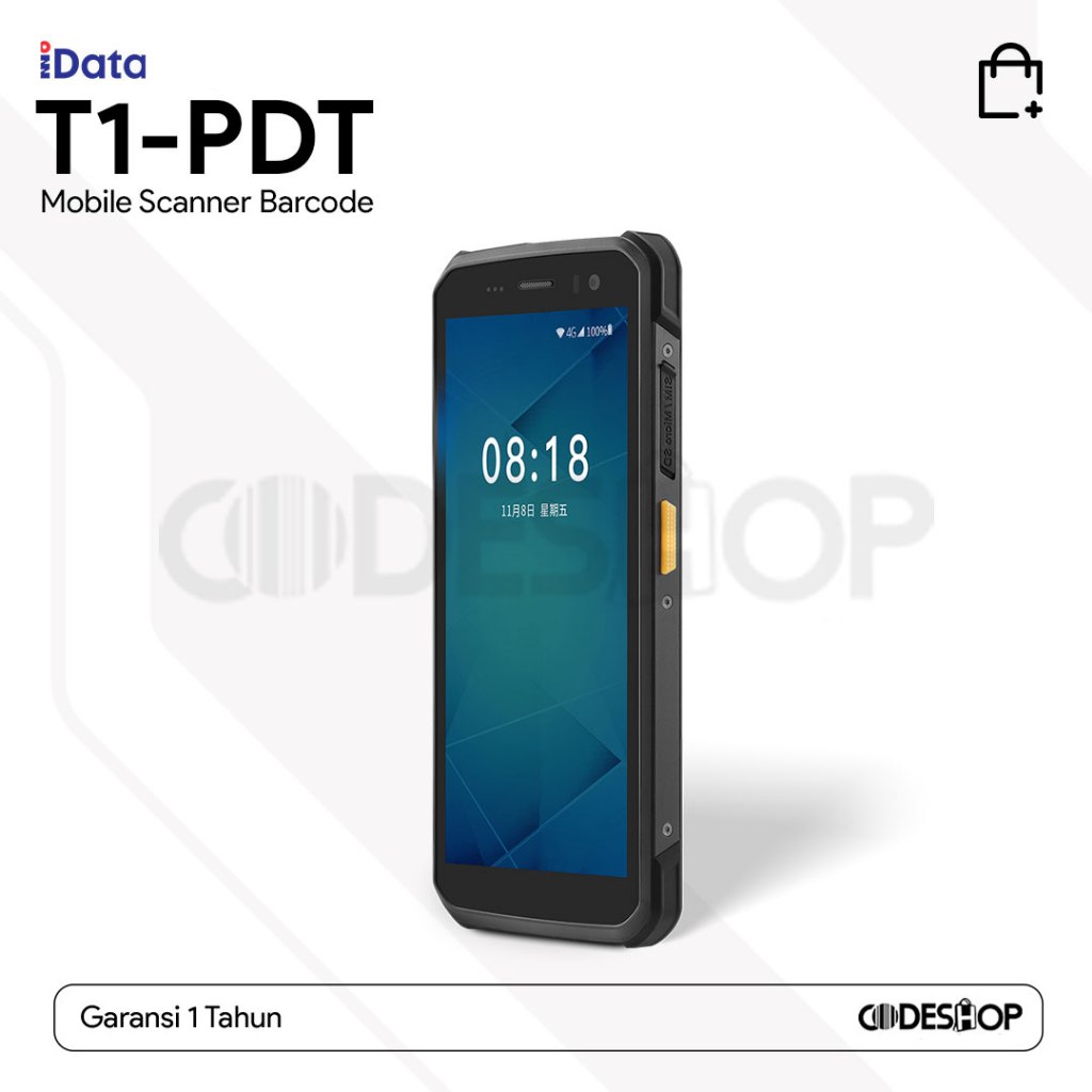Jual Scanner Barcode Mobile iData T1 Portable Scan QR 2D PDT Stock Opname | Shopee Indonesia