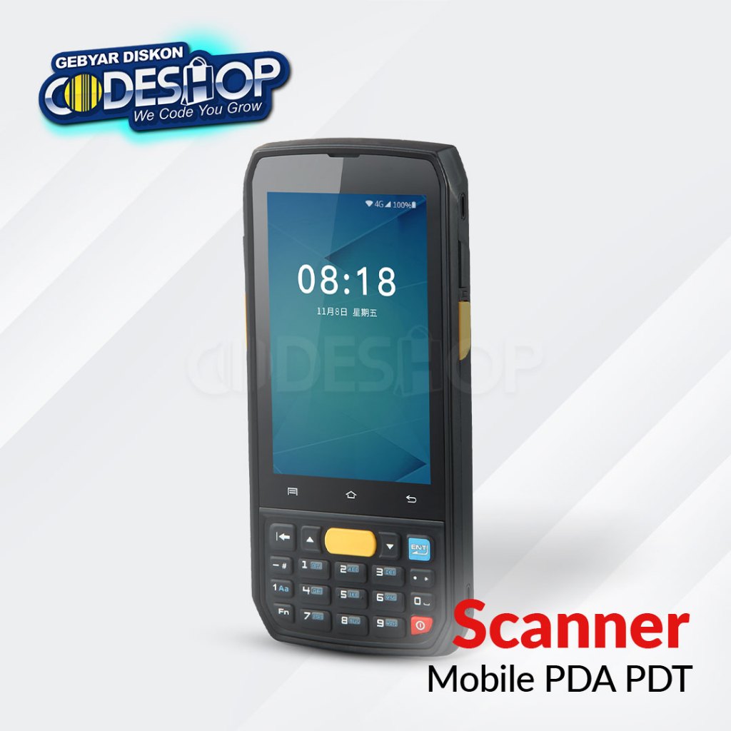 Jual iData 70 Mobile Barcode Scanner PDT PDA Android 2D Touchscreen 4G WiFi NFC | Shopee Indonesia