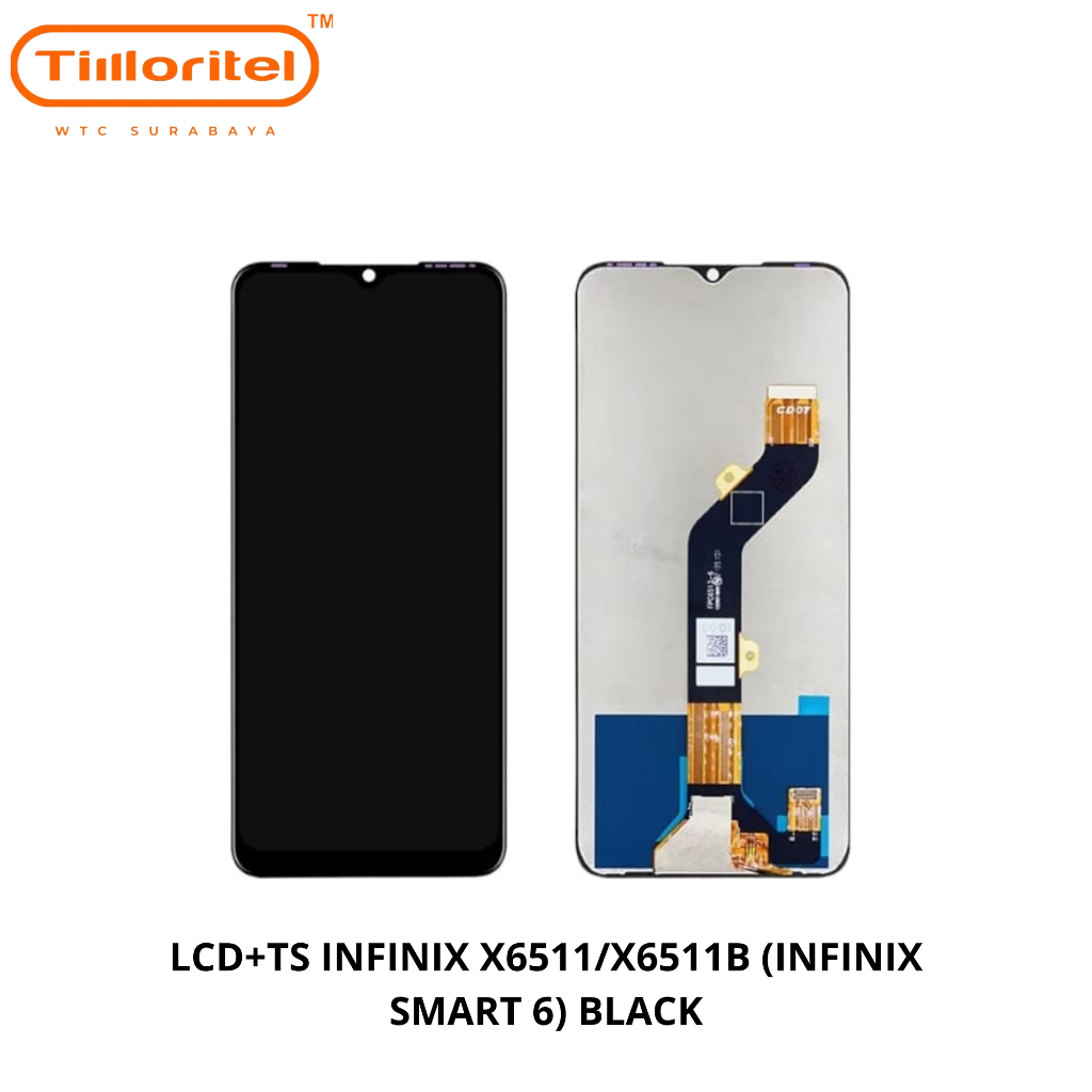 Jual LCD + TS INFINIX X6511 INCELL BLACK/X6511B (INFINIX SMART 6 ...