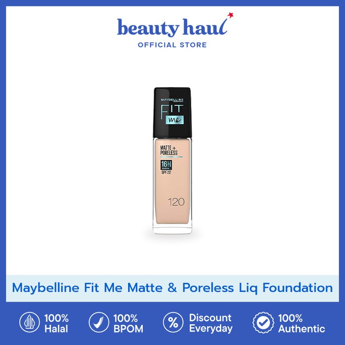 Jual MAYBELLINE Fit Me Matte & Poreless Liq Foundation | Shopee Indonesia