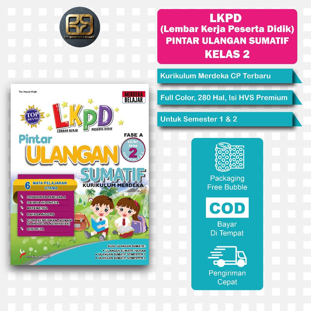 Jual LKPD Pintar Ulangan Sumatif untuk SD/MI KELAS 2 (Lembar Kerja ...