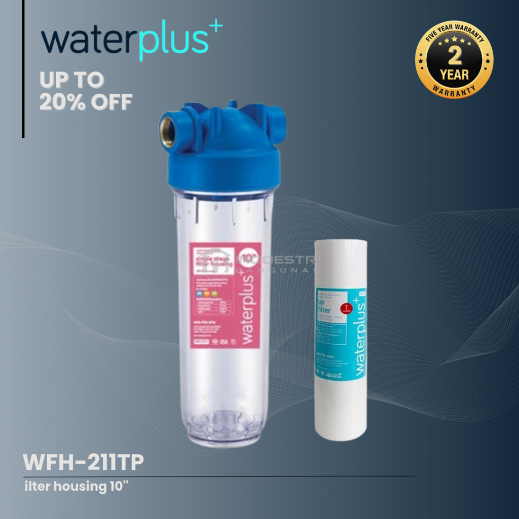 Jual Filter Housing Waterplus WFH 211TP (1 Step Filter) (10") | Shopee ...