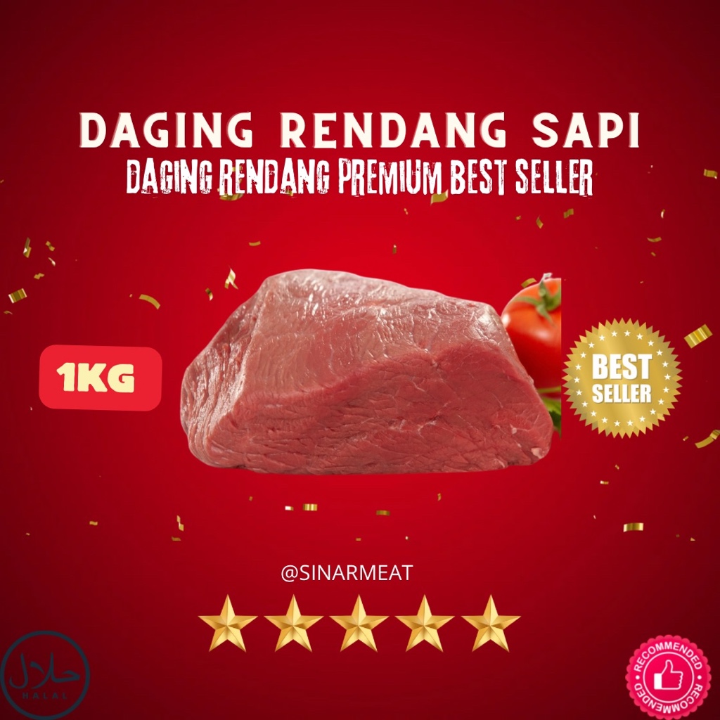 Jual DAGING RENDANG SAPI POTONGAN PAHA PREMIUM 1KG | Shopee Indonesia